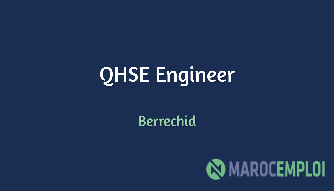 QHSE Engineer - Berrechid